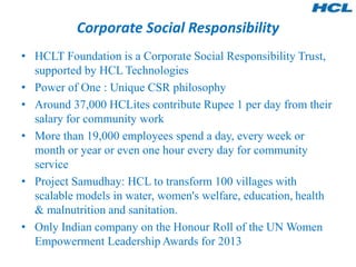 Hcl company ppt. | PPTX