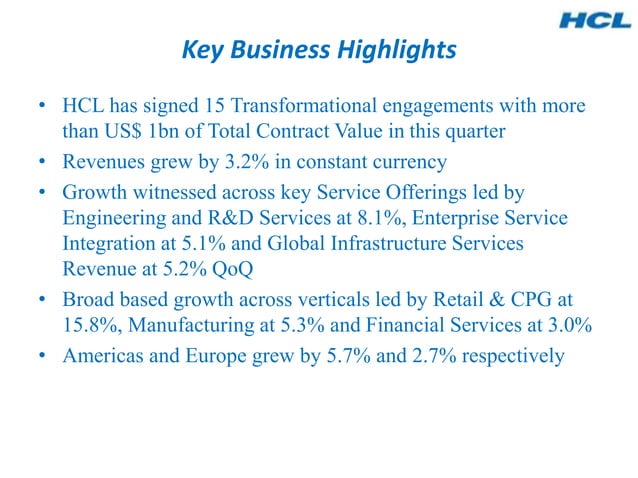 Hcl company ppt. | PPTX