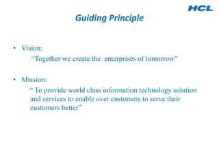 Hcl company ppt. | PPTX