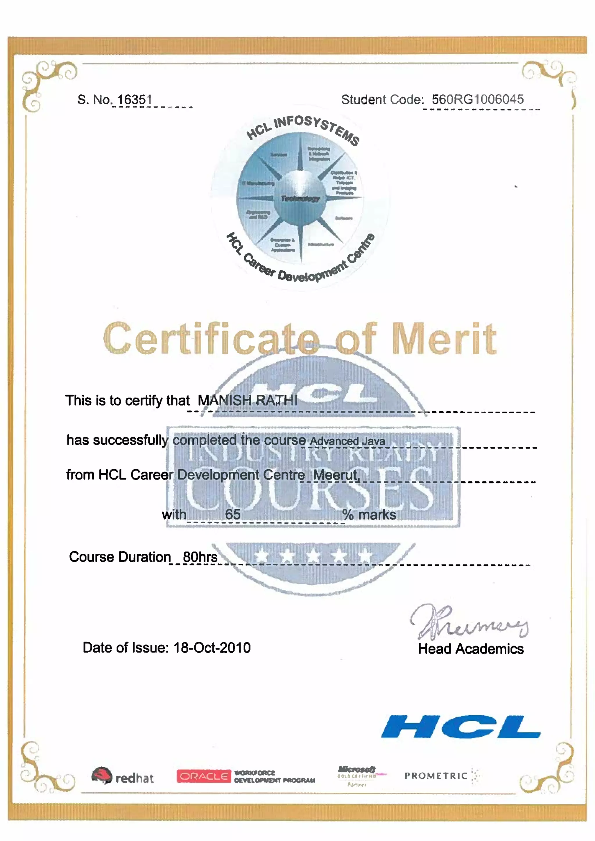 Hcl advance java certificate | PDF