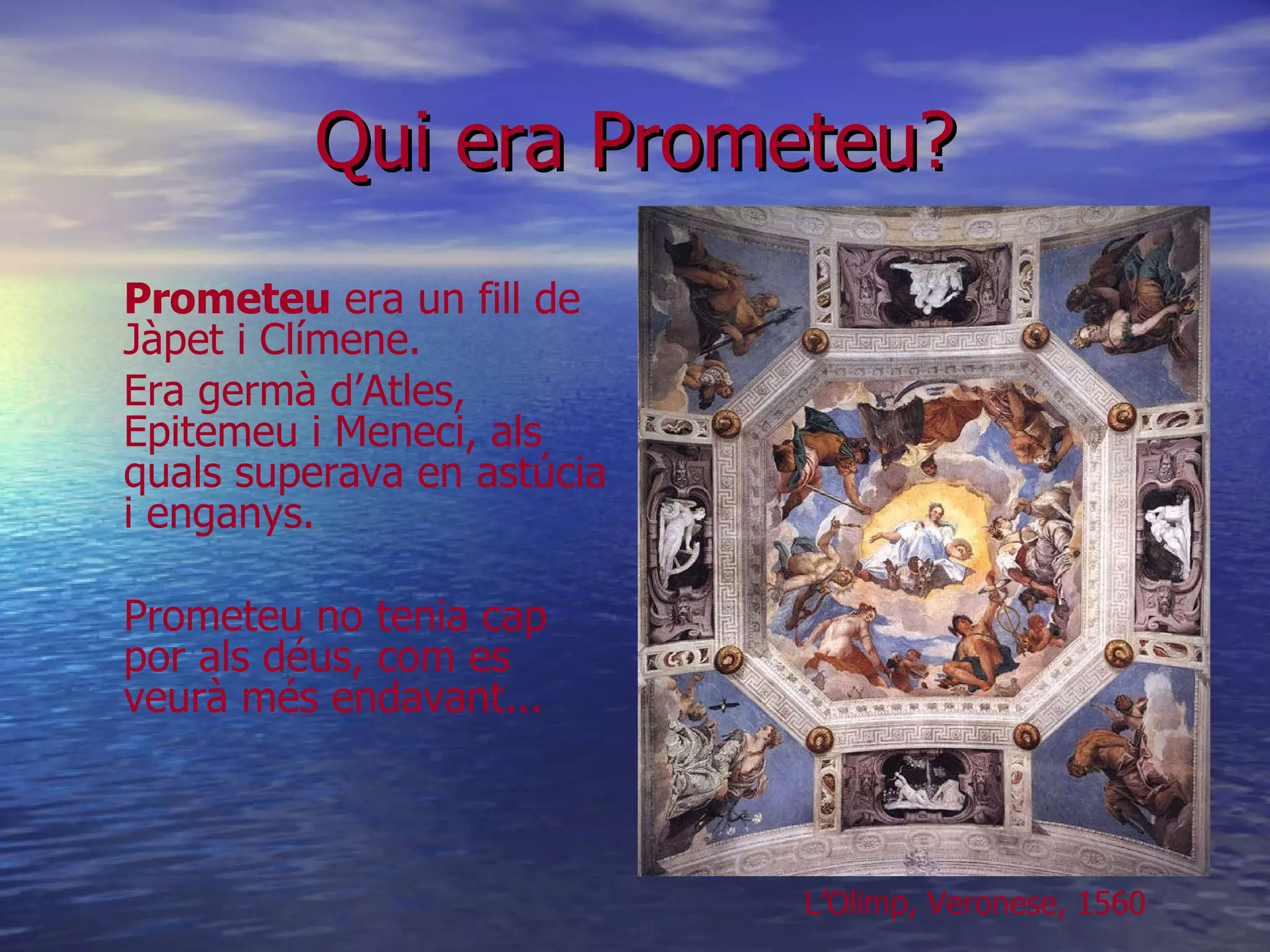 El Mite De Prometeu | PPT