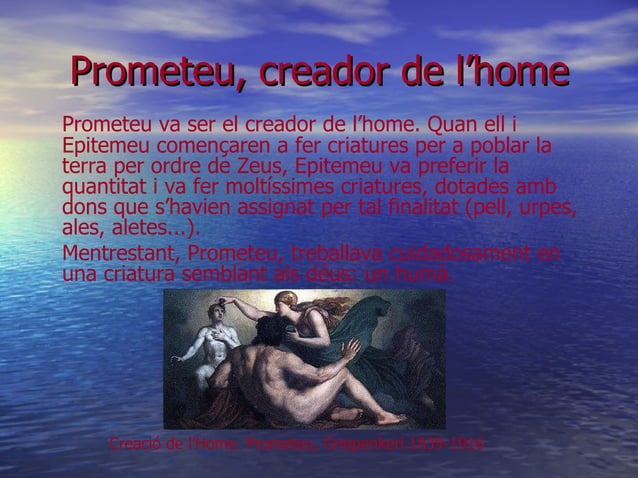 El Mite De Prometeu | PPT