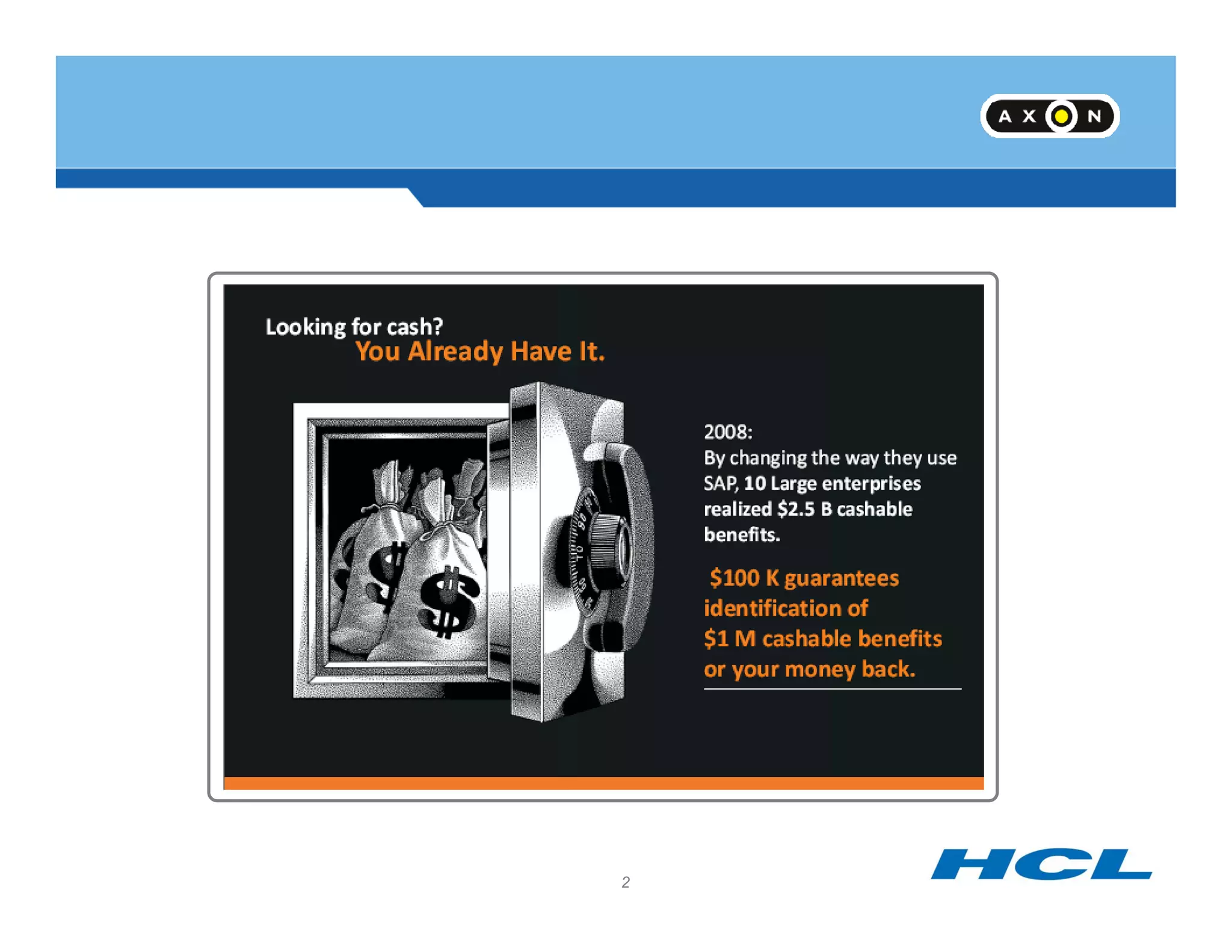 HCL AXON SAP Offerings | PDF