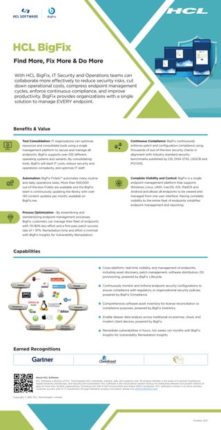 HCL BigFix- Find More, Fix More & Do More | PDF