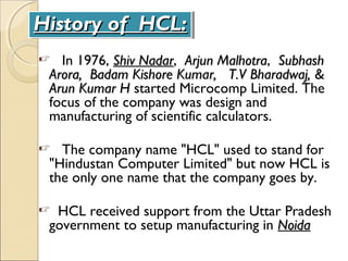 Hcl by abdul gafoor.. | PPT