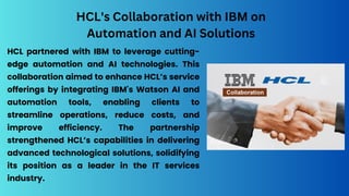 HCL: Journey from Pioneers to Global IT Leaders | PDF