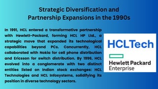 HCL: Journey from Pioneers to Global IT Leaders | PDF