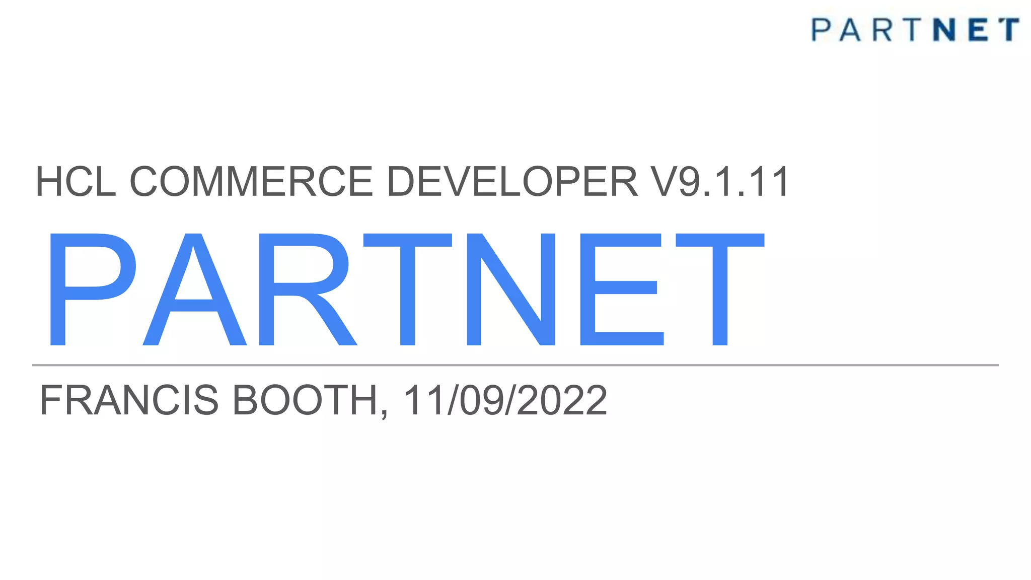 HCL Commerce Developer V9.1.11 Installation | PPTX