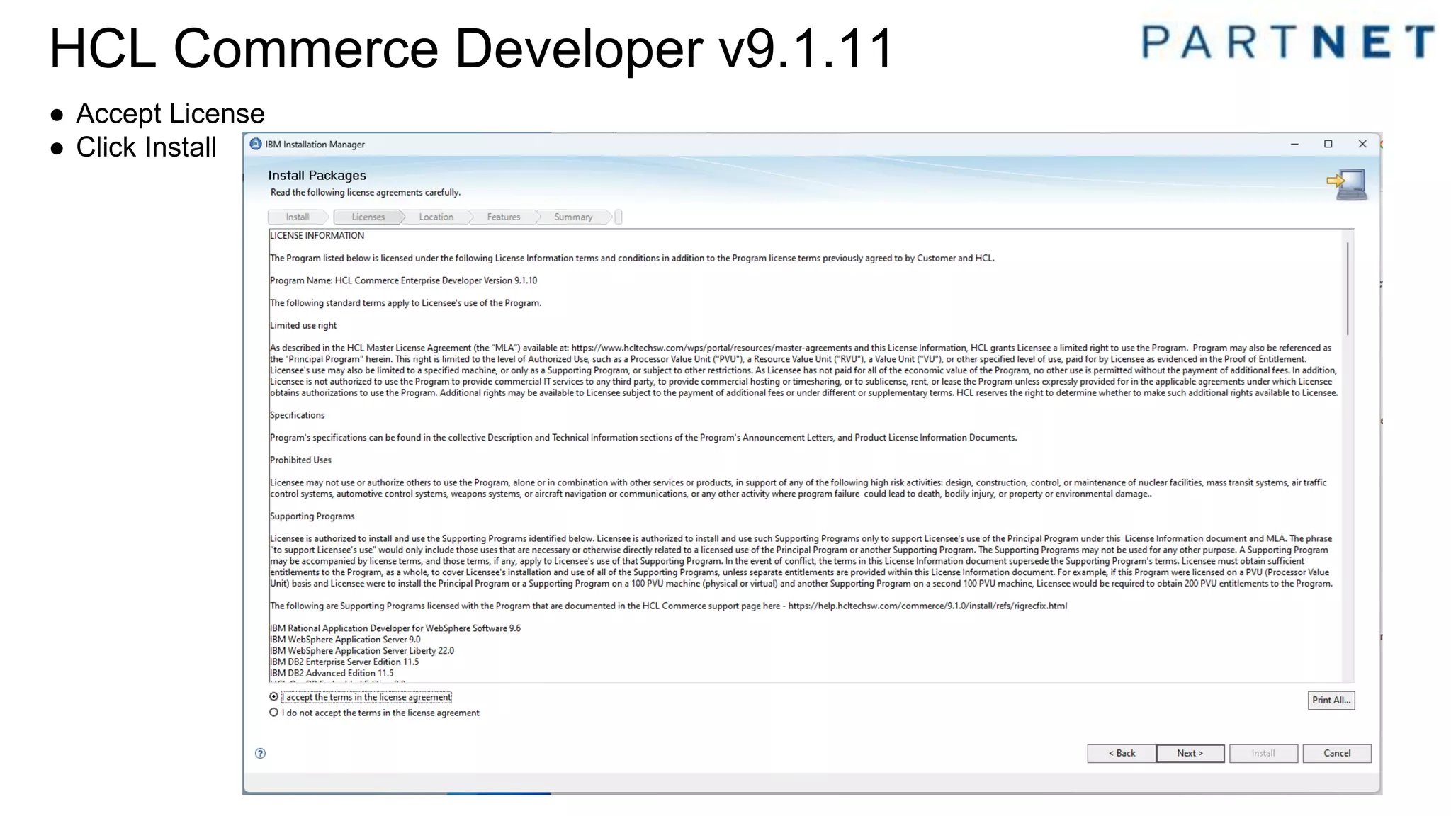 HCL Commerce Developer V9.1.11 Installation | PPTX