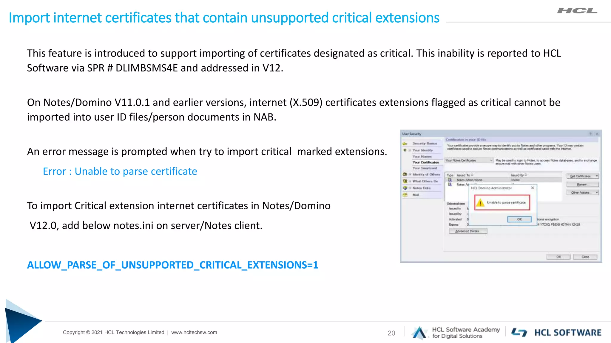HCL Domino V12 Key Security Features Overview | PPTX