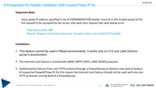 HCL Domino V12 Key Security Features Overview | PPT