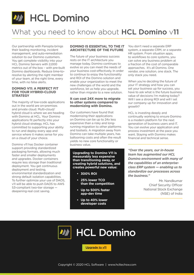 HCL DOMINO | PDF