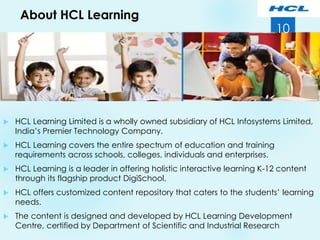 Hcl ppt for summer internship | PPT