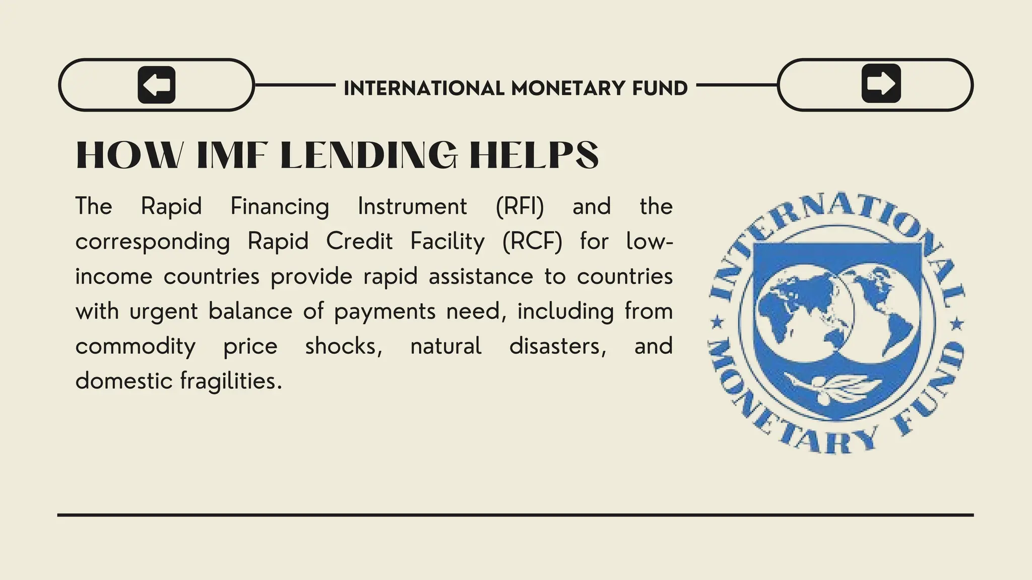 INTERNATIONAL MONETARY FUND POWERPOINT PRESENTATION | PDF