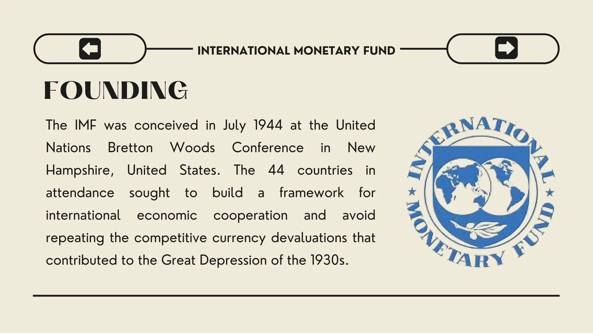 INTERNATIONAL MONETARY FUND POWERPOINT PRESENTATION | PDF