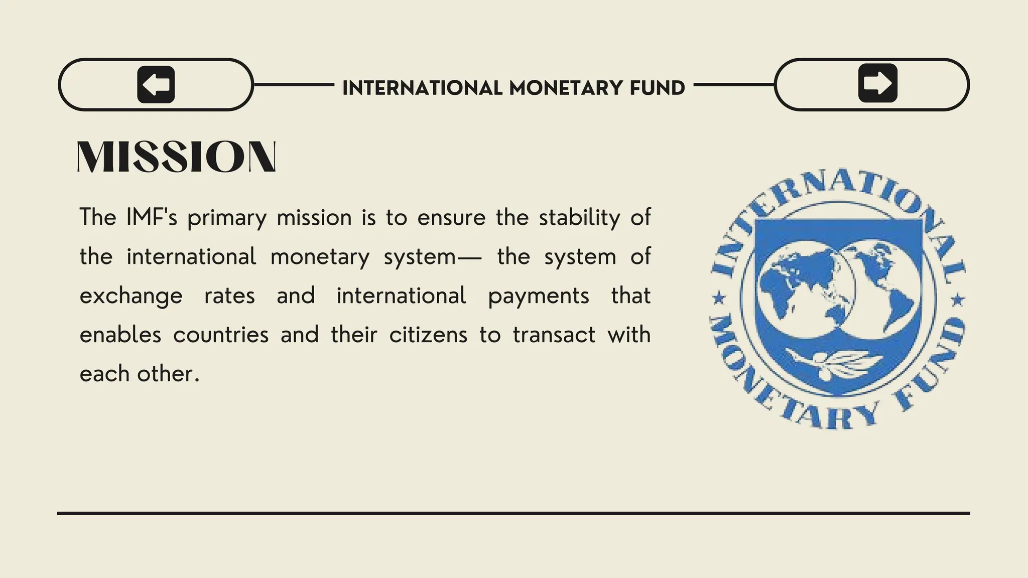 INTERNATIONAL MONETARY FUND POWERPOINT PRESENTATION | PDF