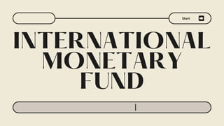 INTERNATIONAL MONETARY FUND POWERPOINT PRESENTATION | PDF