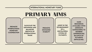 INTERNATIONAL MONETARY FUND POWERPOINT PRESENTATION | PDF
