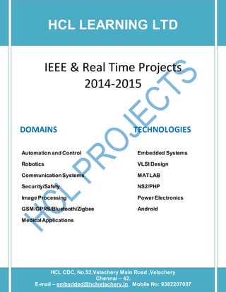 embedded projects for ECE | PDF