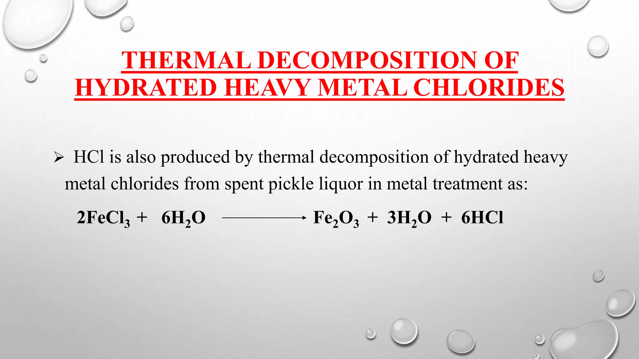 HCl industrial preparation | PPTX
