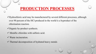 HCl industrial preparation | PPTX
