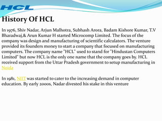 Hcl infosystem ltd | PPT