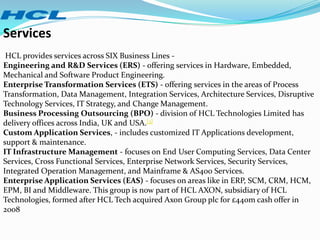 Hcl infosystem ltd | PPTX