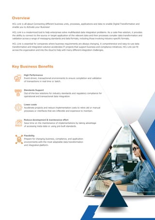 HCL Link - One Stop Integration Tool | PDF | Computer Software and ...