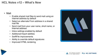 HCL Domino and Notes v12 are coming! | PDF