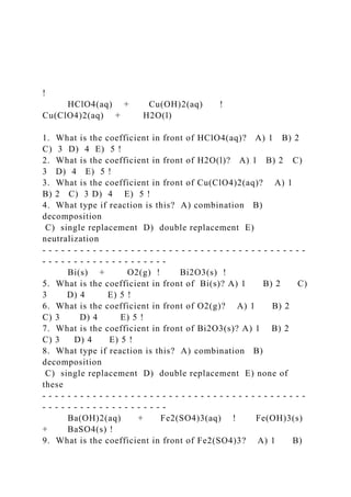 ! HClO4(aq) + Cu(OH)2(aq) ! Cu.docx