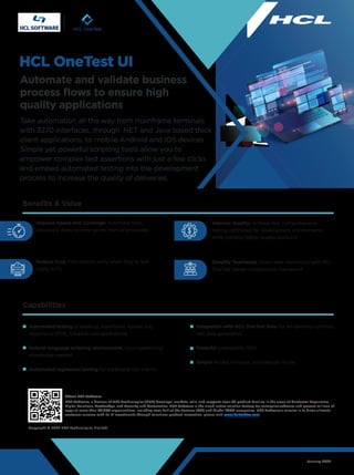 HCL OneTest UI | PDF