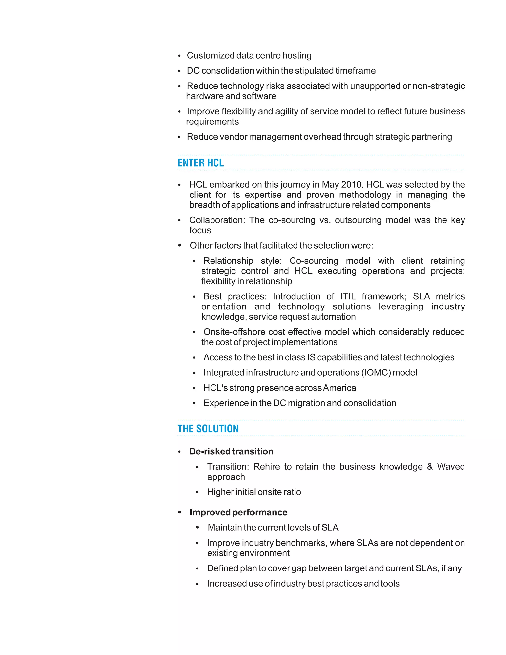 HCLT Case Study: HCL optimizes cost and enhances performance for a ...