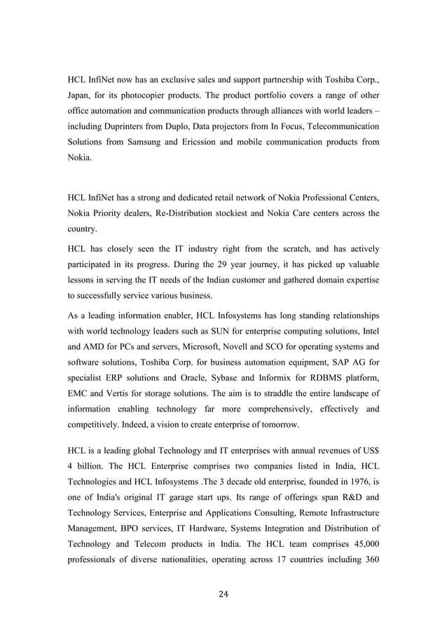 Hcl project | DOCX | Computing | Technology & Computing