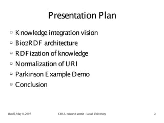 Bio2RDF: Towards A Mashup To Build Bioinformatics Knowledge System | PPT