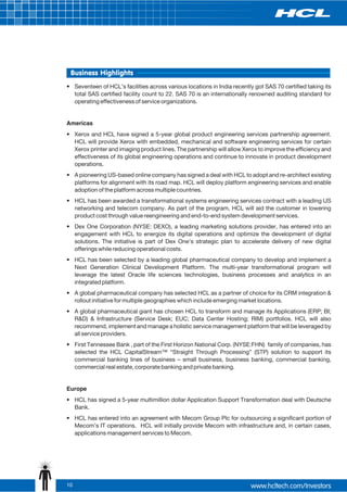 HCL Technologies Q4-2011- IR Release | PDF