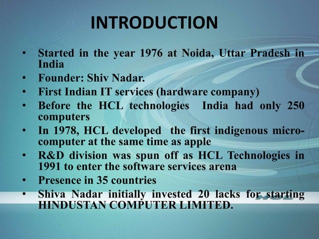 Hcl technologies pvt | PPT