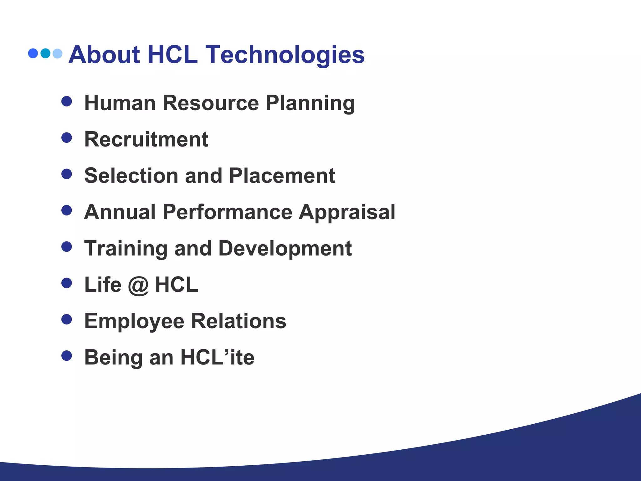 Hcl technology | PPT