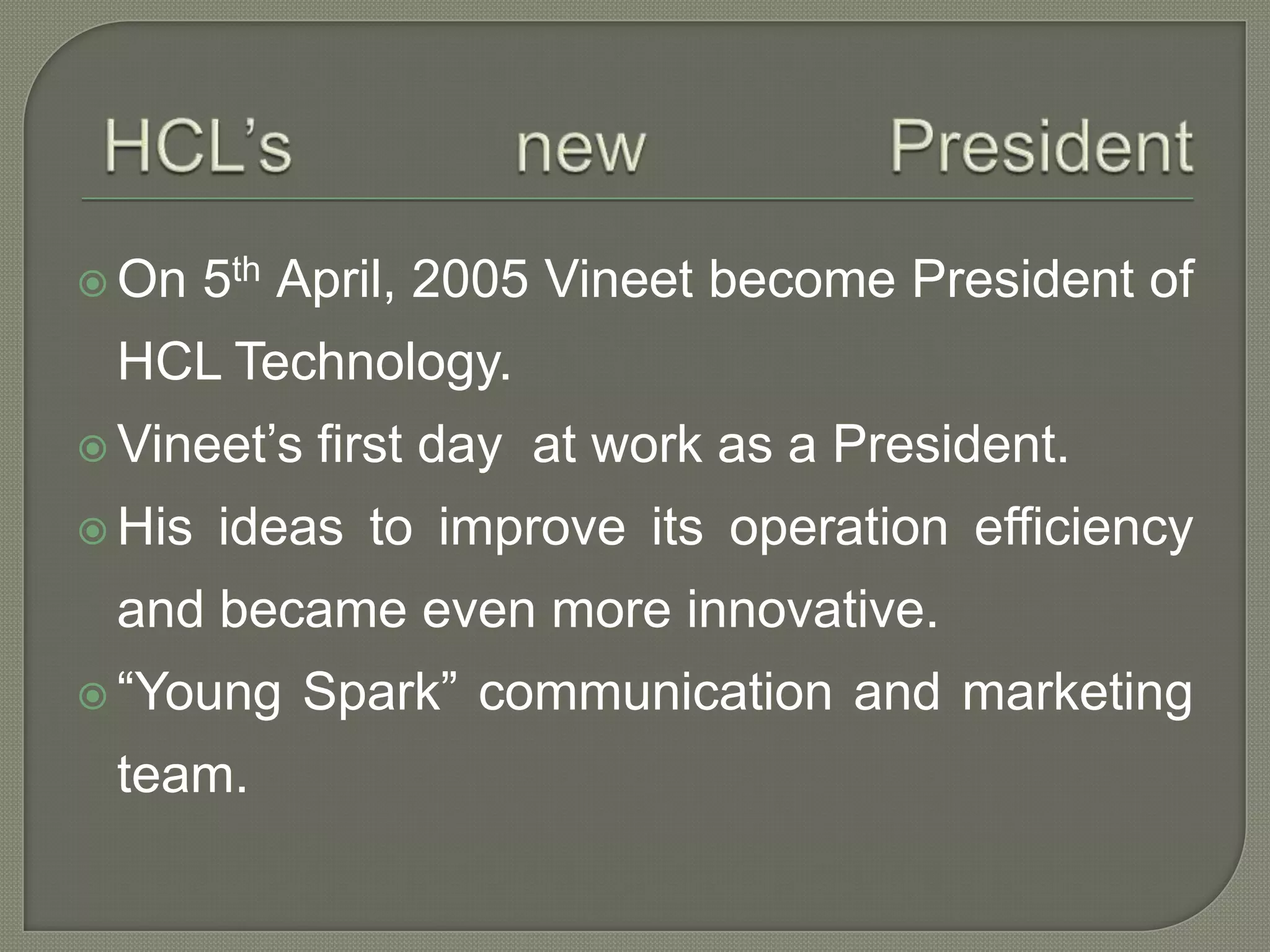 Hcl technology | PPT