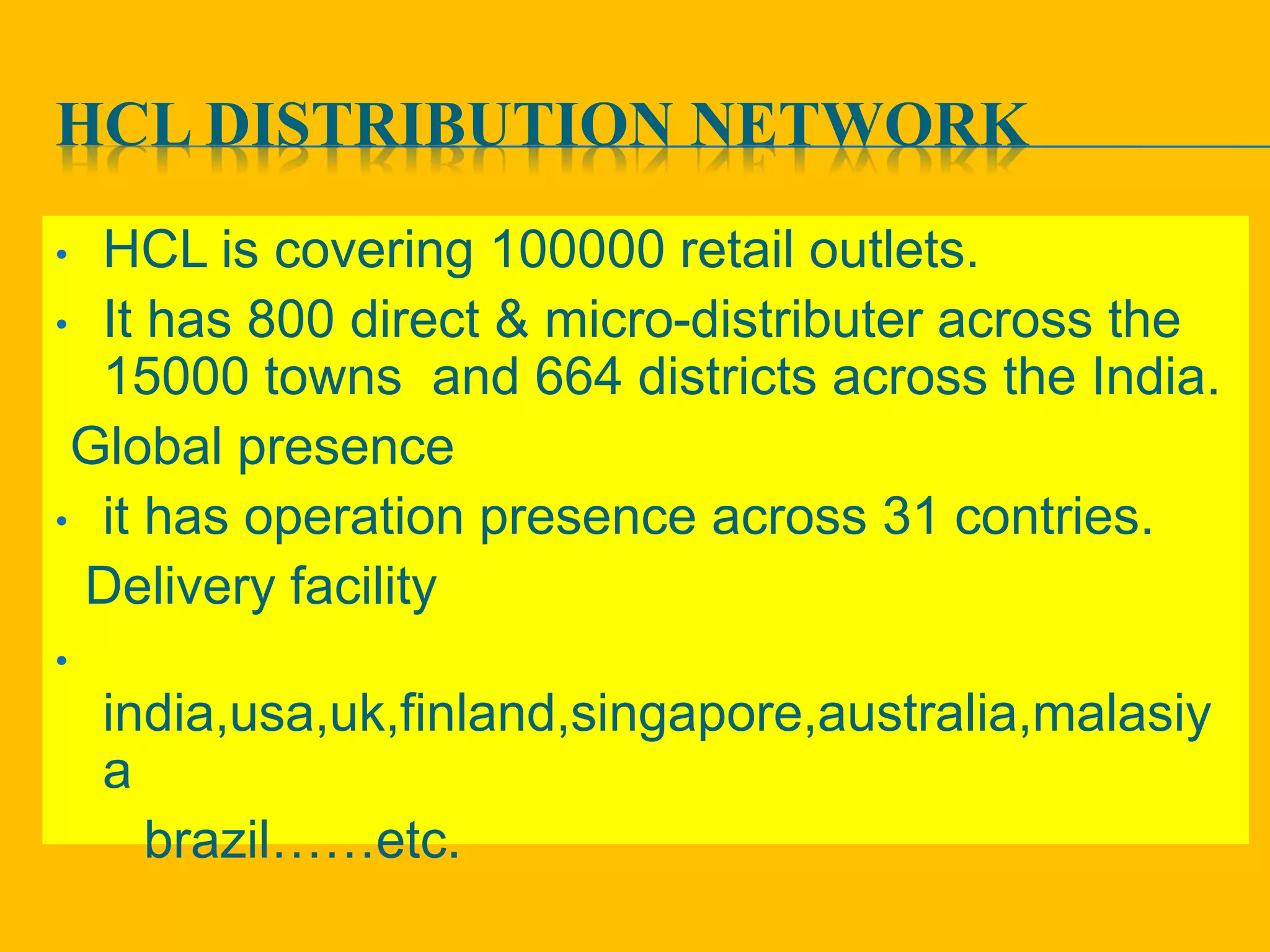 HCL Technologies parsentation | PPTX