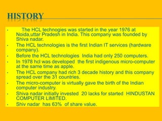 HCL Technologies parsentation | PPTX