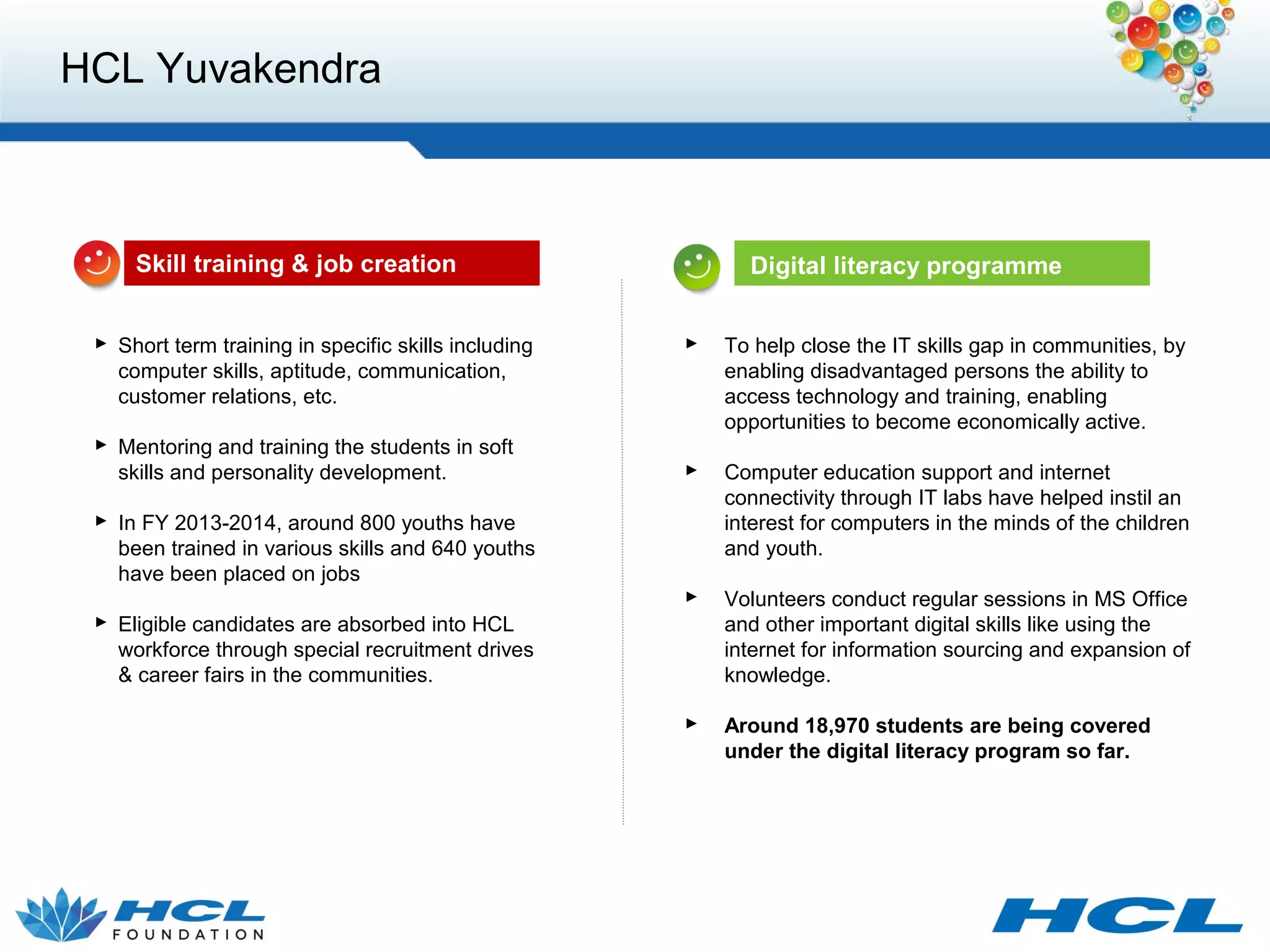 The HCL Foundation | PPT