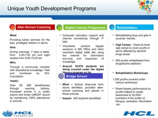 The HCL Foundation | PPT