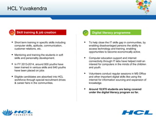 The HCL Foundation | PPT