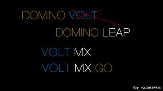 HCL Volt MX Overview - DNUG Stammtisch Bodensee | PDF