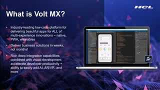 HCL Volt MX Overview - DNUG Stammtisch Bodensee | PDF