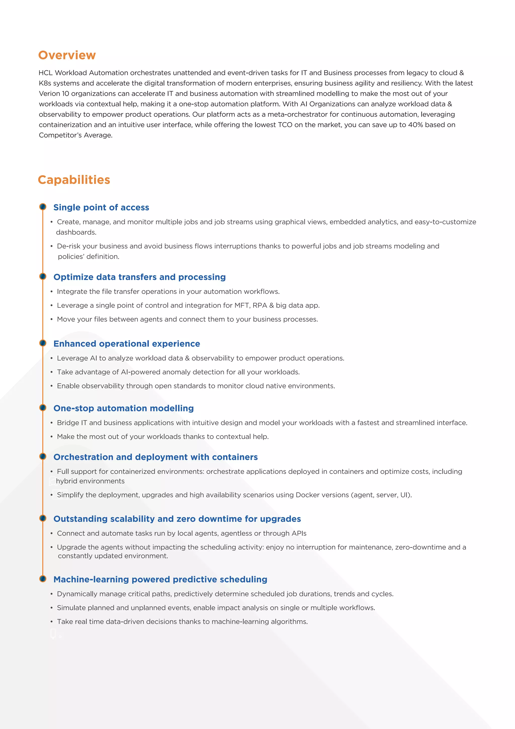 HCL Workload Automation - Automate Anything, Run Anywhere | PDF