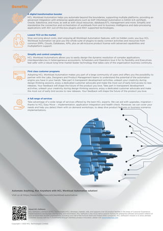 HCL Workload Automation - Automate Anything, Run Anywhere | PDF