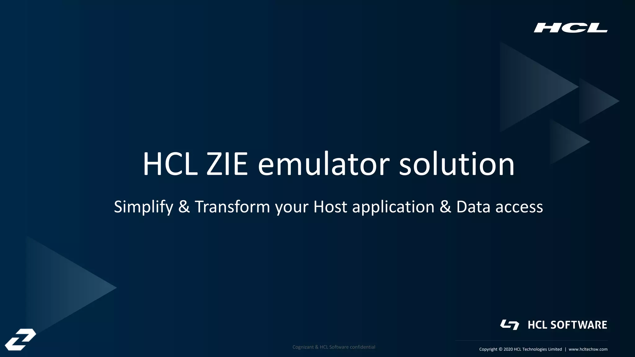 HCL ZIE Emulator Solution | PPT