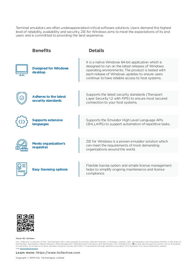 HCL ZIE for Windows - Time-Tested Emulator by Global Mainframe ...