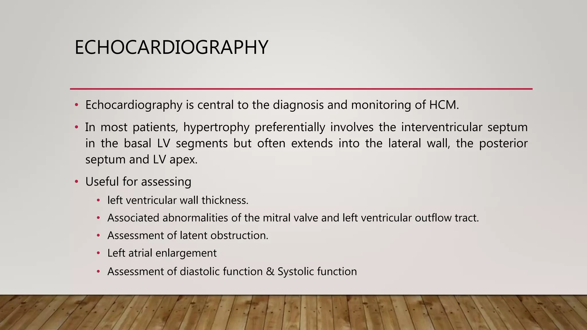HOCM(hypertrophic obstructive cardiomyopathy) | PPTX